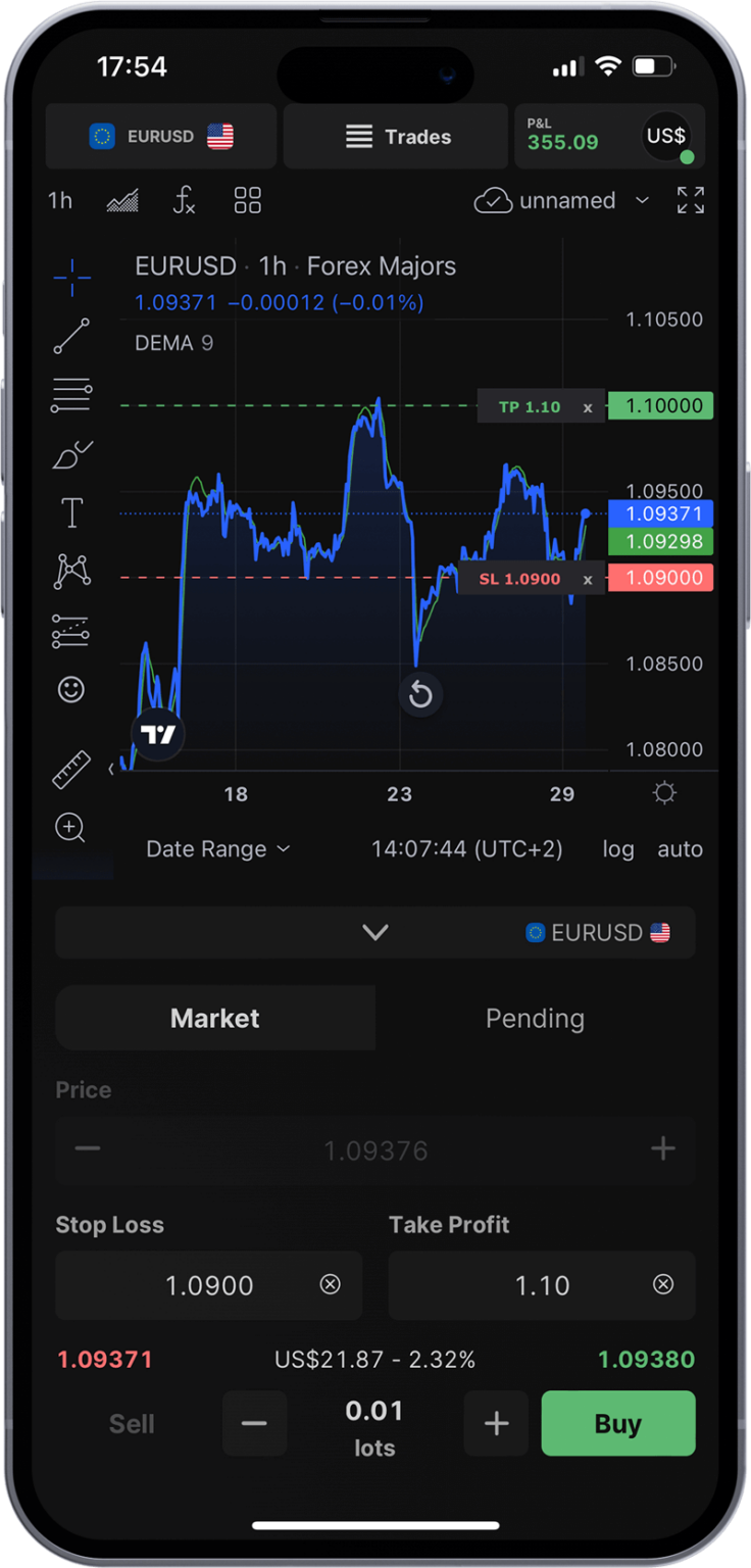 Trading Features - TradeLocker