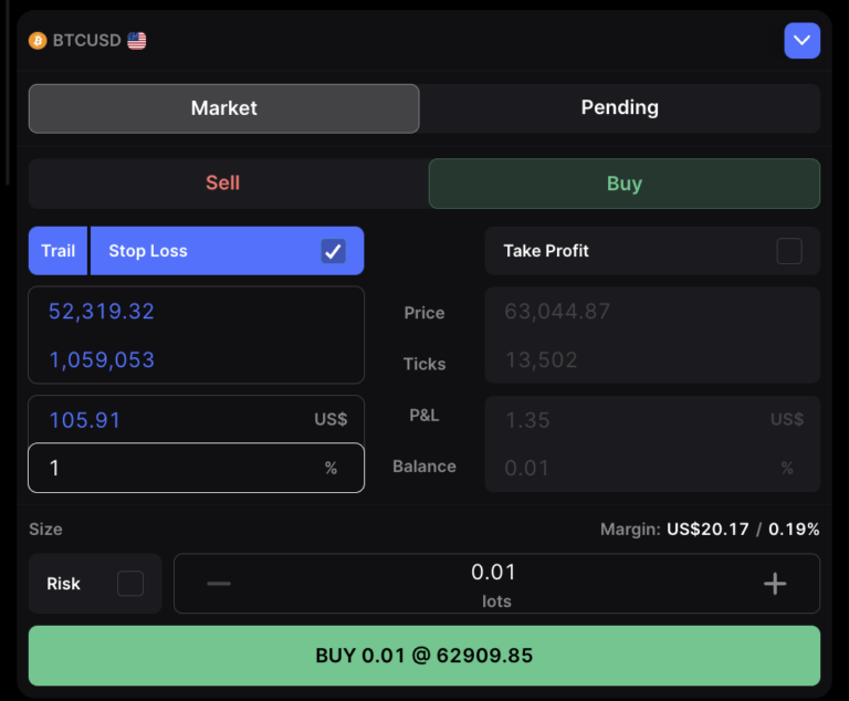How to use trailing stop loss - TradeLocker